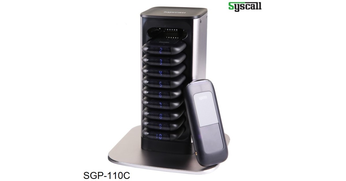 Bộ thẻ báo rung tự phục vụ Syscall SGP-100R-10C (10 chiếc)